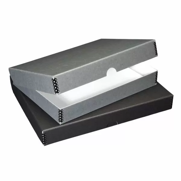 Clamshell Folio Storage Boxes, Boxboard