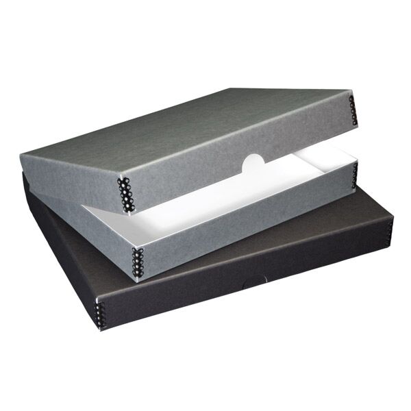 Clamshell Folio Storage Boxes, Boxboard